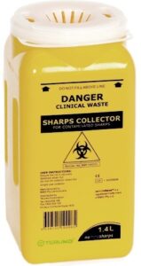 Enpower Supply Solutions | Terumo 1.4L Sharps Container with Clip Lid